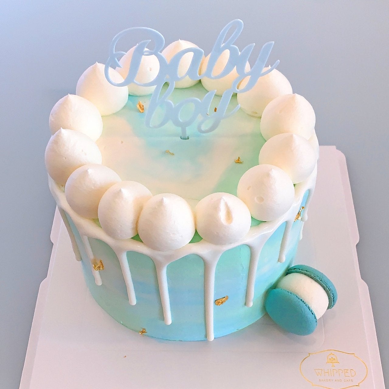 Baby Boy Drip Cake